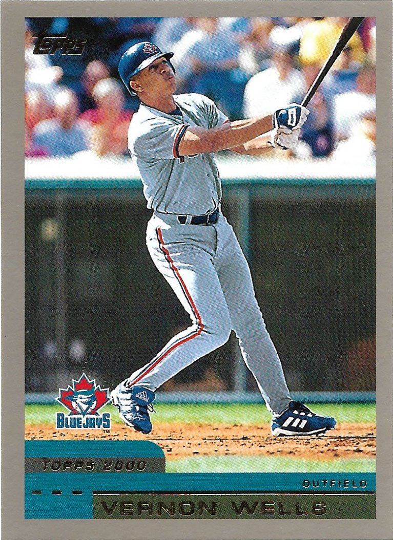 Vernon Wells 2000 Topps #413 Toronto Blue Jays Baseball Card