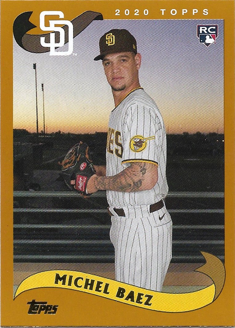 Michael Baez 2020 Topps Archives Rookie #204 San Diego Padres Baseball Card