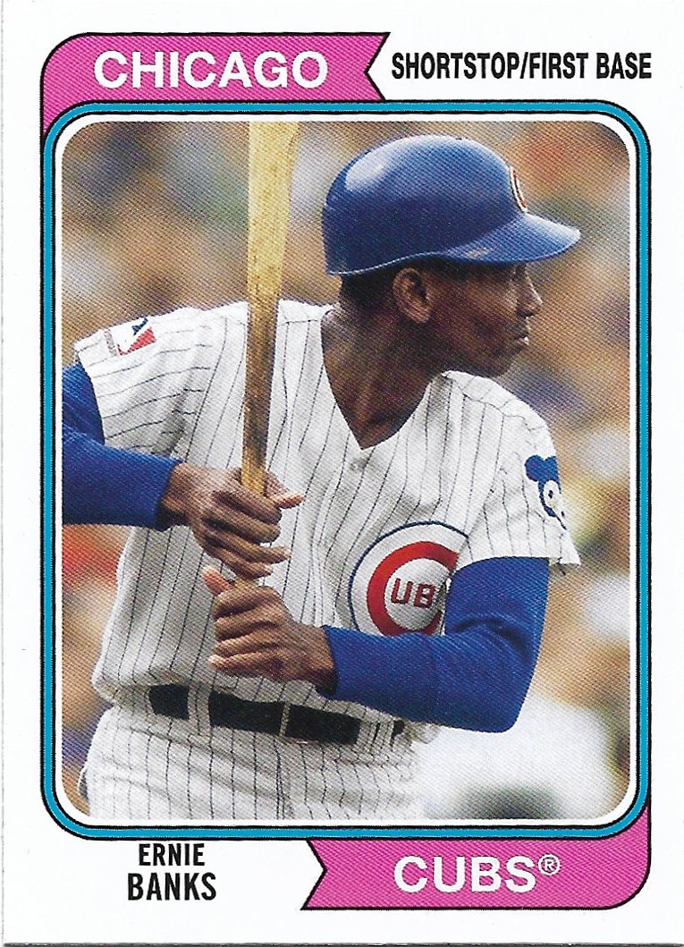 Ernie Banks 2020 Topps Archives #118 Chicago Cubs Baseball Card