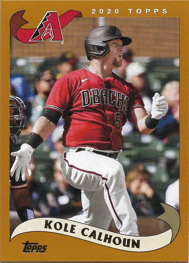 Kole Calhoun 2020 Topps Archives #246 Arizona Diamondbacks Baseball Card