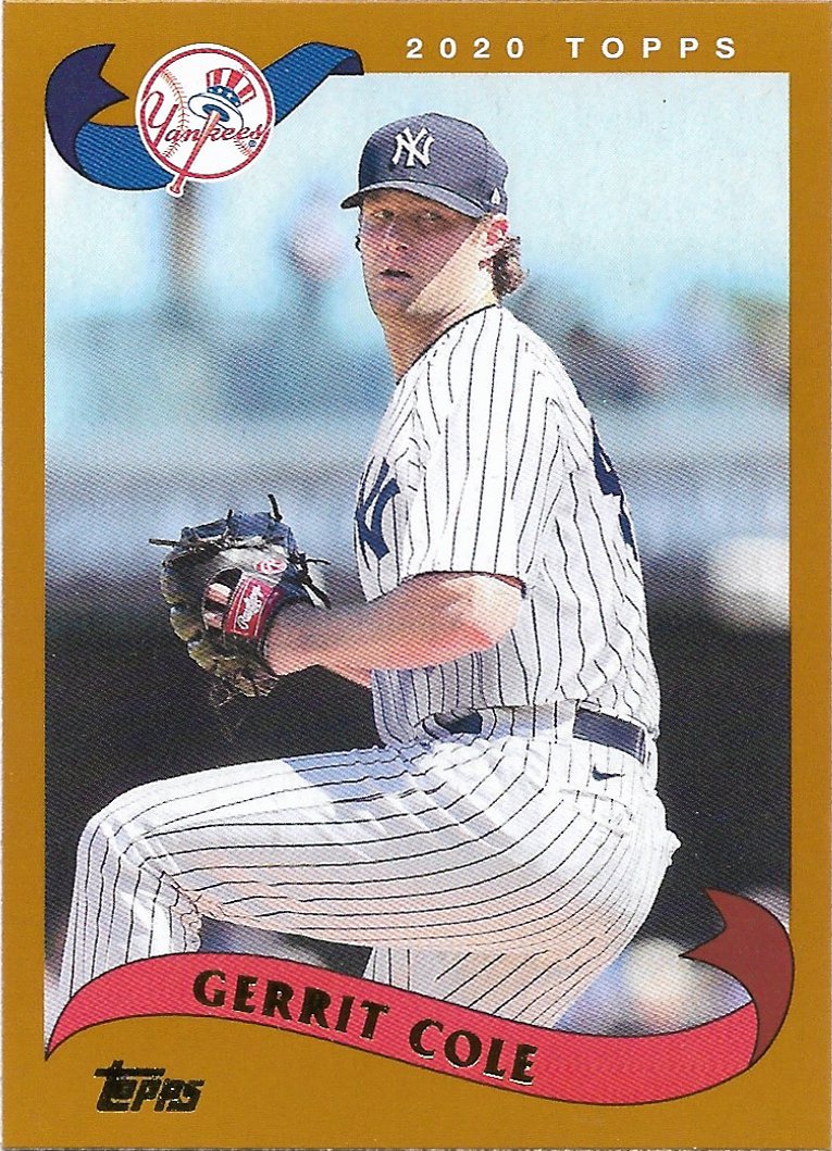 Gerrit Cole 2020 Topps Archives #228 New York Yankees Baseball Card