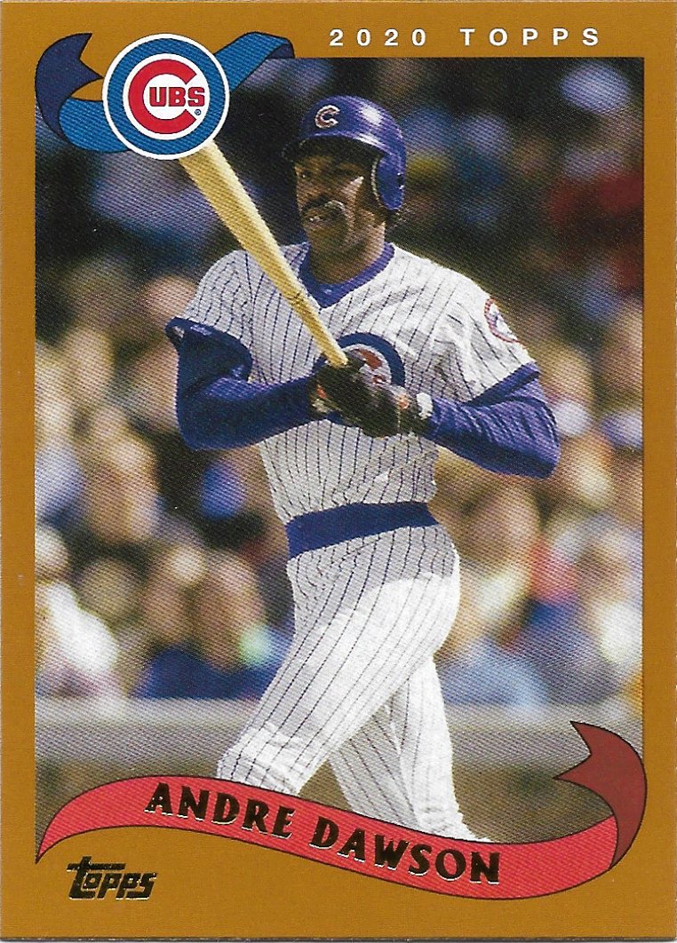 Andre Dawson 2020 Topps Archives #295 Chicago Cubs Baseball Card