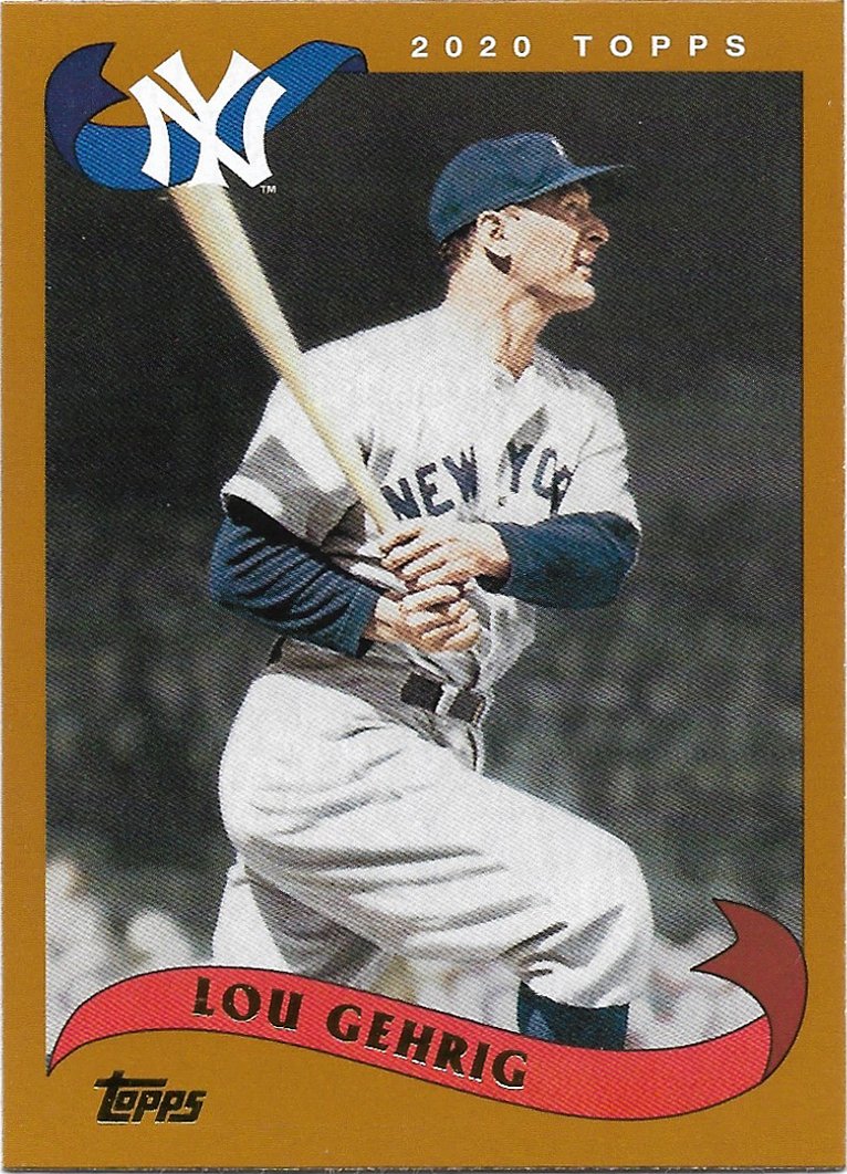 Lou Gehrig 2020 Topps Archives #281 New York Yankees Baseball Card