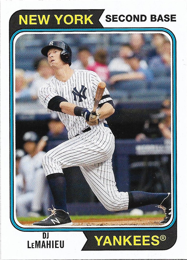 DJ LeMahieu 2020 Topps Archives #29 New York Yankees Baseball Card