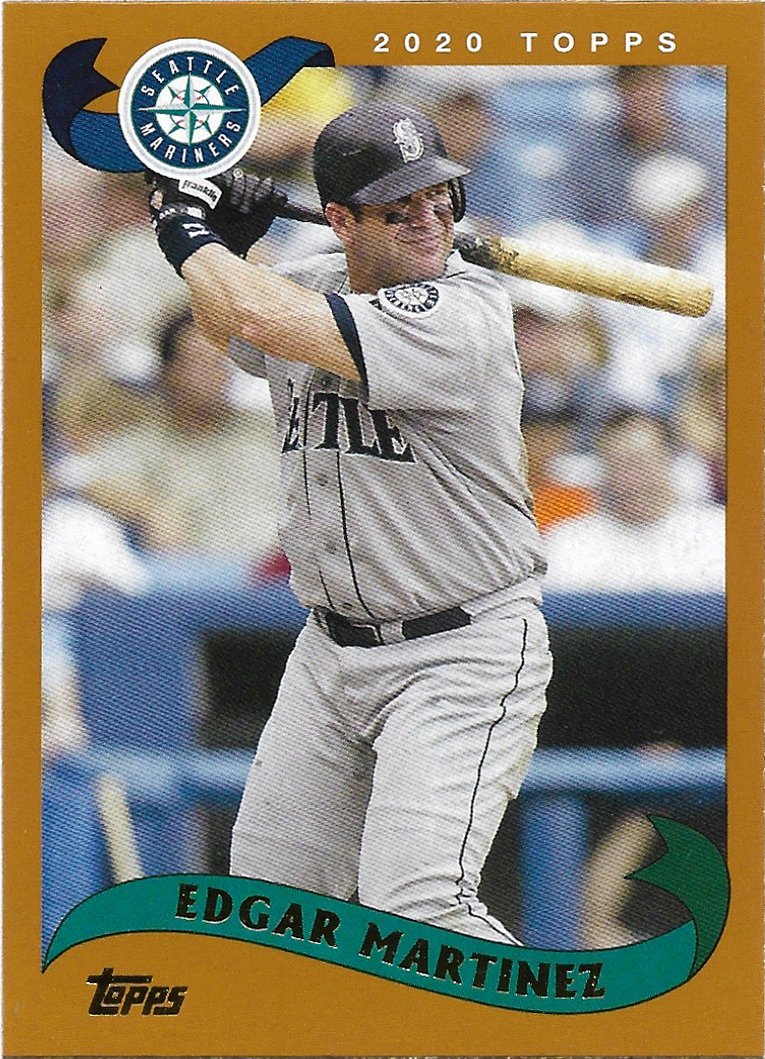 Edgar Martinez 2020 Topps Archives #243 Seattle Mariners Baseball Card