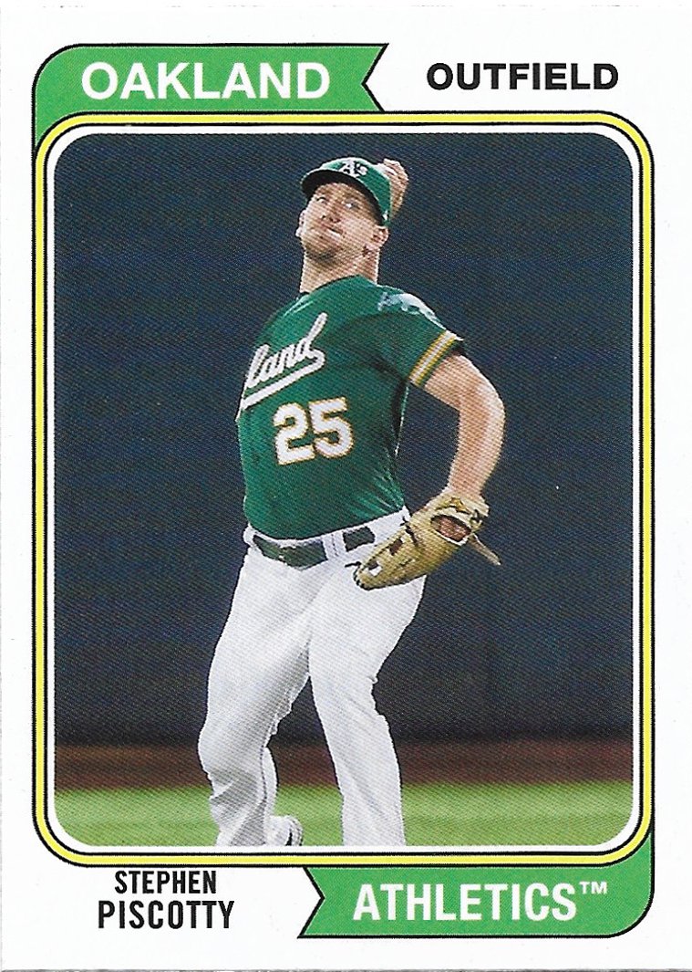 Stephen Piscotty 2020 Topps Archives #112 Oakland Athletics Baseball Card