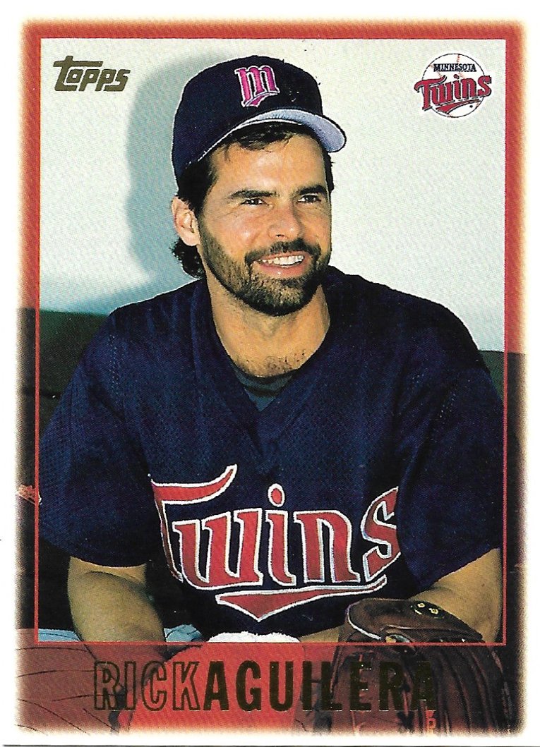 Rick Aguilera 1997 Topps #405 Minnesota Twins Baseball Card
