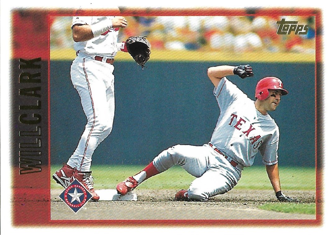 Will Clark 1997 Topps #387 Texas Rangers Baseball Card