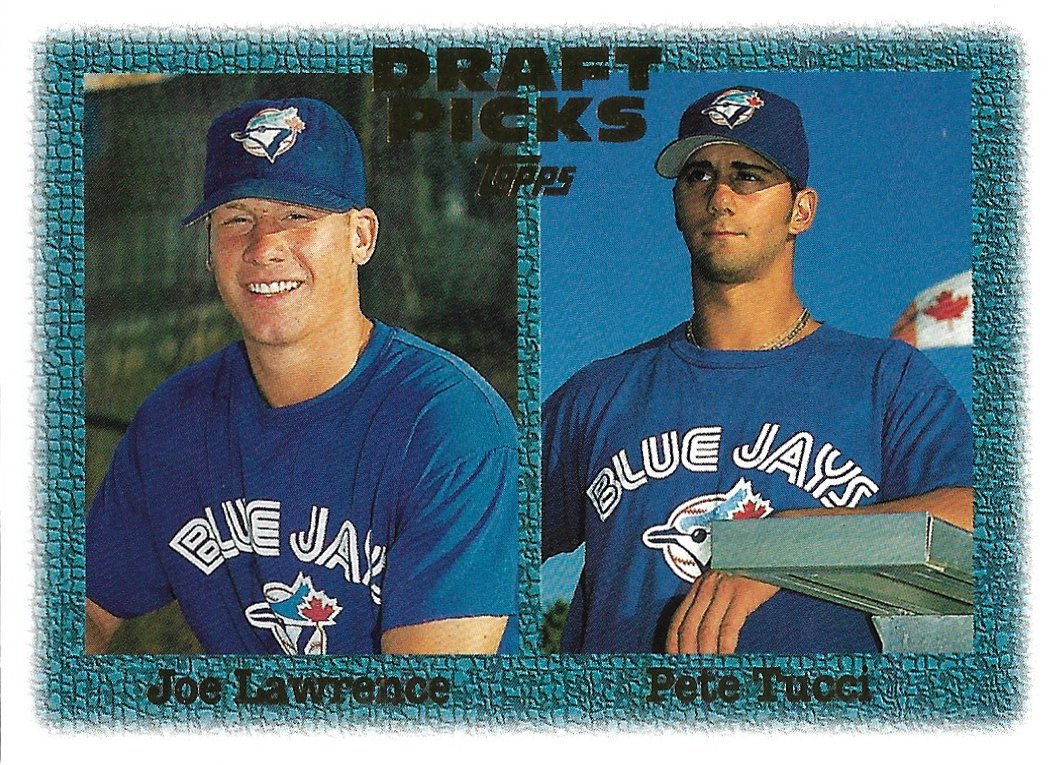 Joe Lawrence, Pete Tucci 1997 Topps #480 Toronto Blue Jays Baseball Card