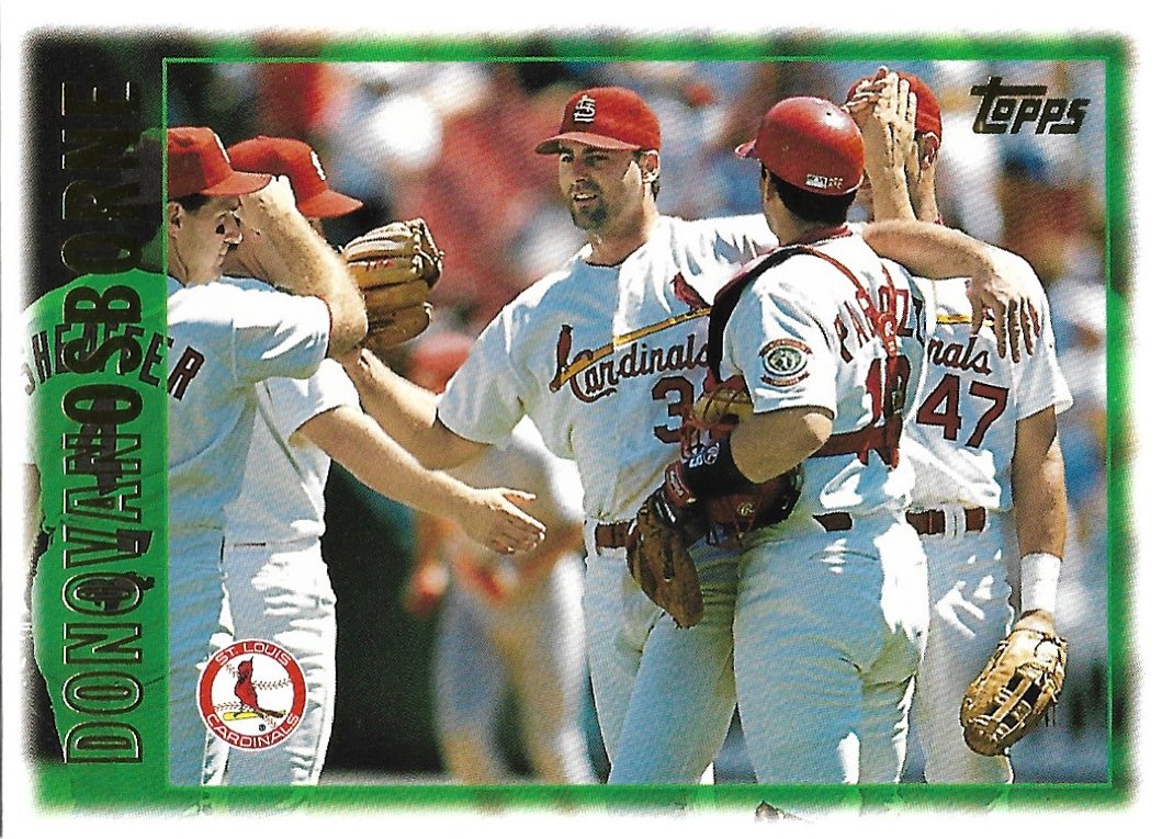Donovan Osborne 1997 Topps #451 St. Louis Cardinals Baseball Card