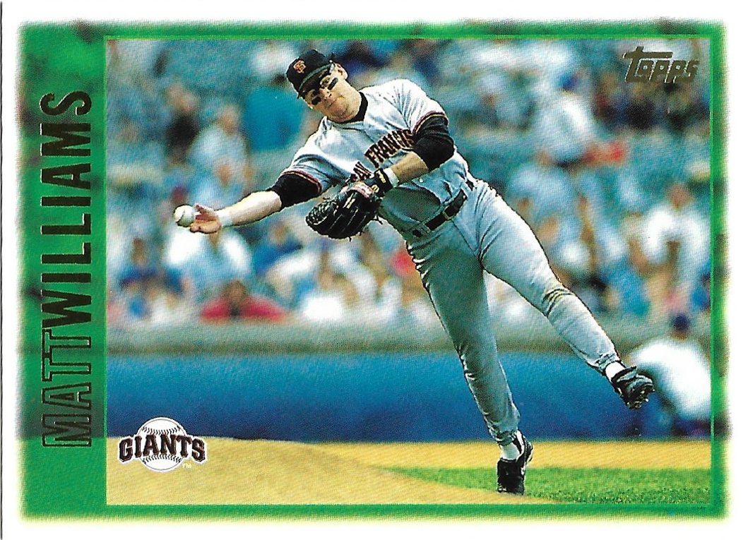 Matt Williams 1997 Topps #385 San Francisco Giants Baseball Card