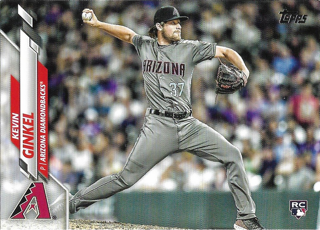 Kevin Ginkel 2020 Topps Update Rookie #U-102 Arizona Diamondbacks ...