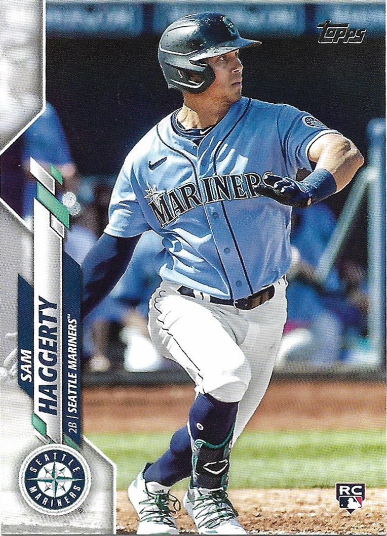 Sam Haggerty 2020 Topps Update Rookie #U-152 Seattle Mariners Baseball Card