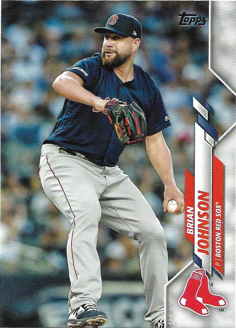 Brian Johnson 2020 Topps Update #U-89 Boston Red Sox Baseball Card