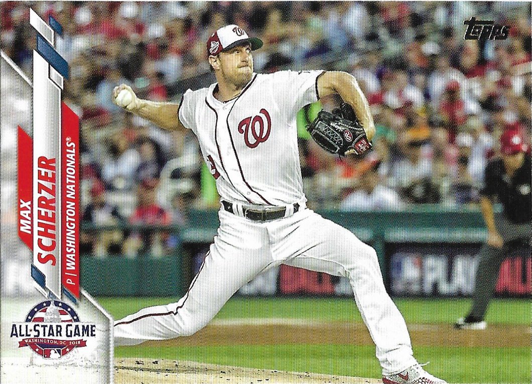 Max Scherzer 2020 Topps Update #U-185 Washington Nationals Baseball Card