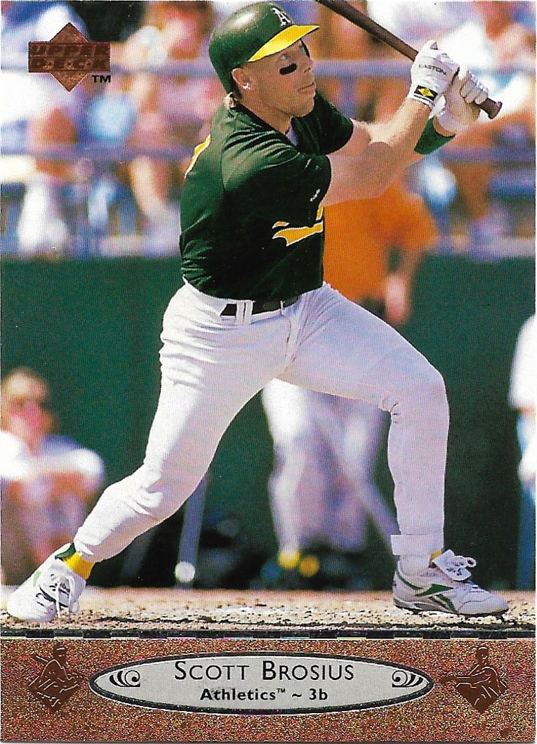 Scott Brosius 1996 Upper Deck #165 Oakland Athletics Baseball Card