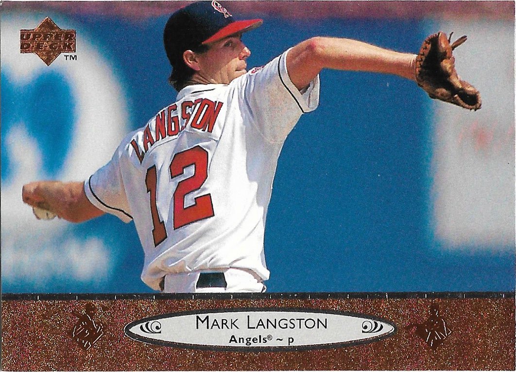 Mark Langston 1996 Upper Deck #28 California Angels Baseball Card