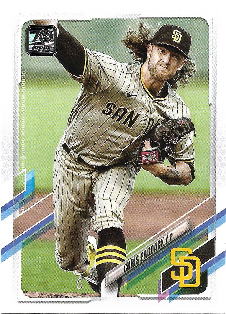 Chris Paddack 2021 Topps #259 San Diego Padres Baseball Card
