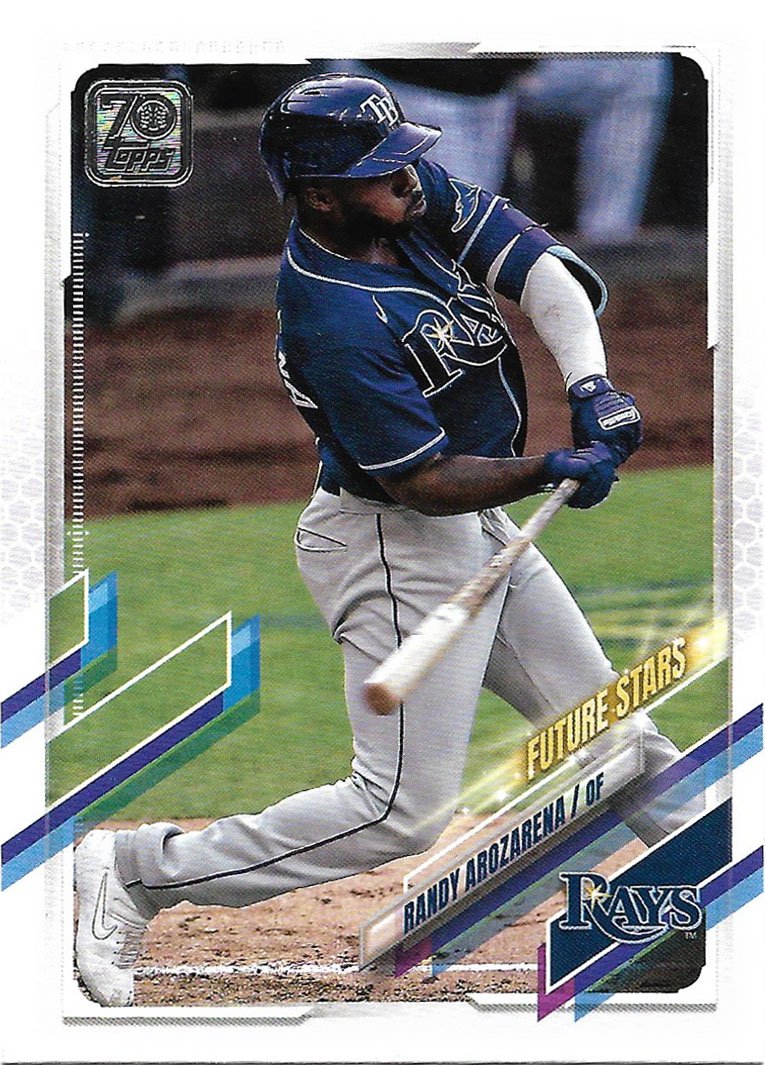 Randy Arozarena 2021 Topps #600 Tampa Bay Rays Baseball Card