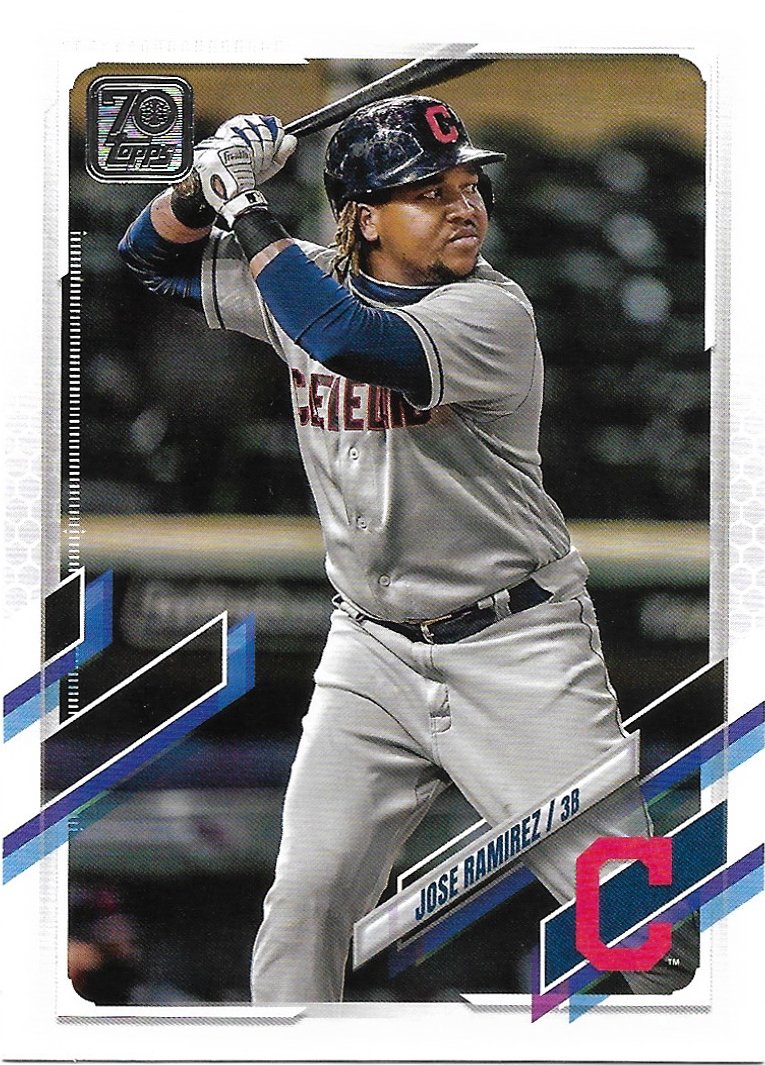 Jose Ramirez 2021 Topps #360 Cleveland Indians Baseball Card