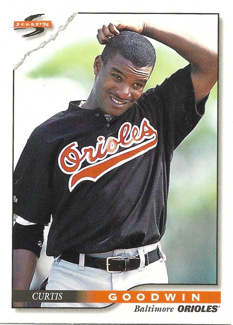 Curtis Goodwin 1996 Score #26 Baltimore Orioles Baseball Card