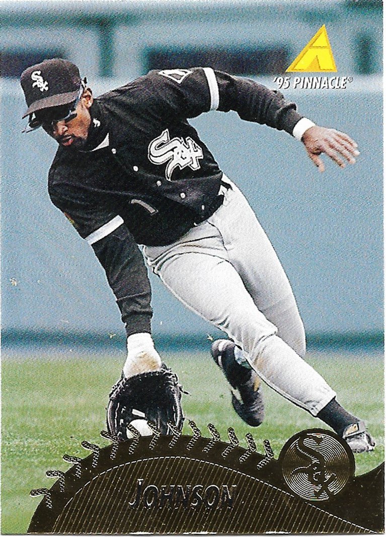 Lance Johnson 1995 Pinnacle #41 Chicago White Sox Baseball Card