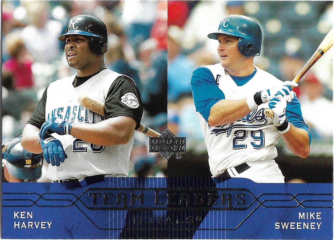 Ken Harvey, Mike Sweeney 2005 Upper Deck #274 Kansas City Royals ...