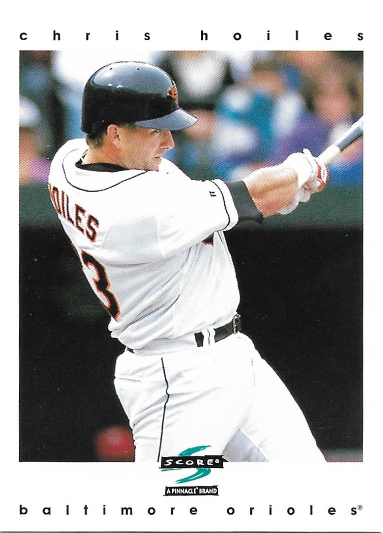 Chris Hoiles 1997 Score #223 Baltimore Orioles Baseball Card