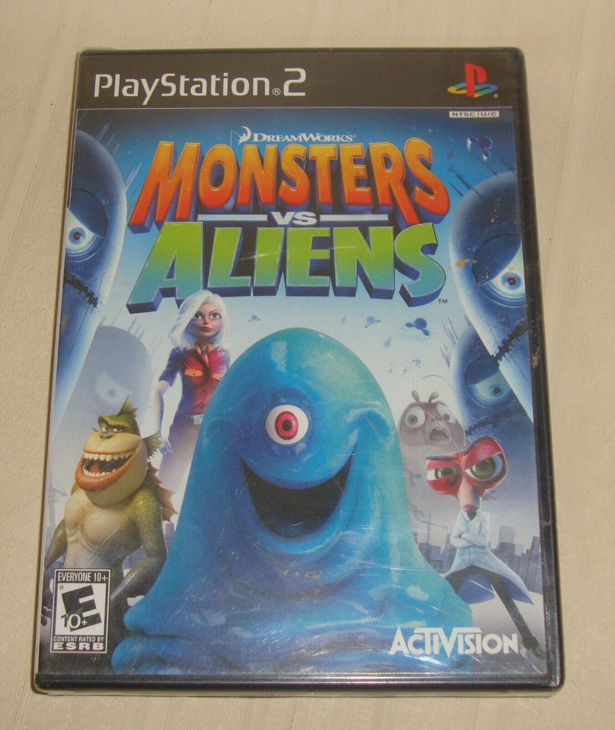MONSTERS VS ALIENS Game PS2 PlayStation 2 NEW & SEALED