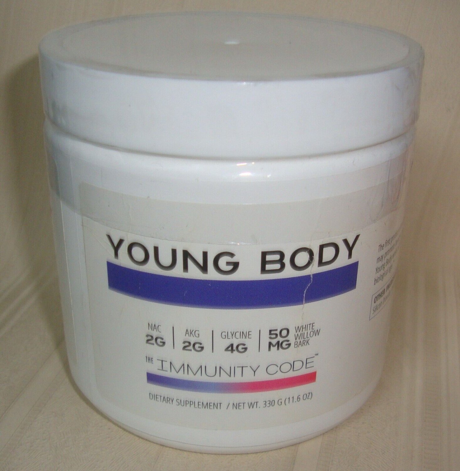 THE IMMUNITY CODE Young BODY POWER 11.6 OZ / 330G NEW & SEALED
