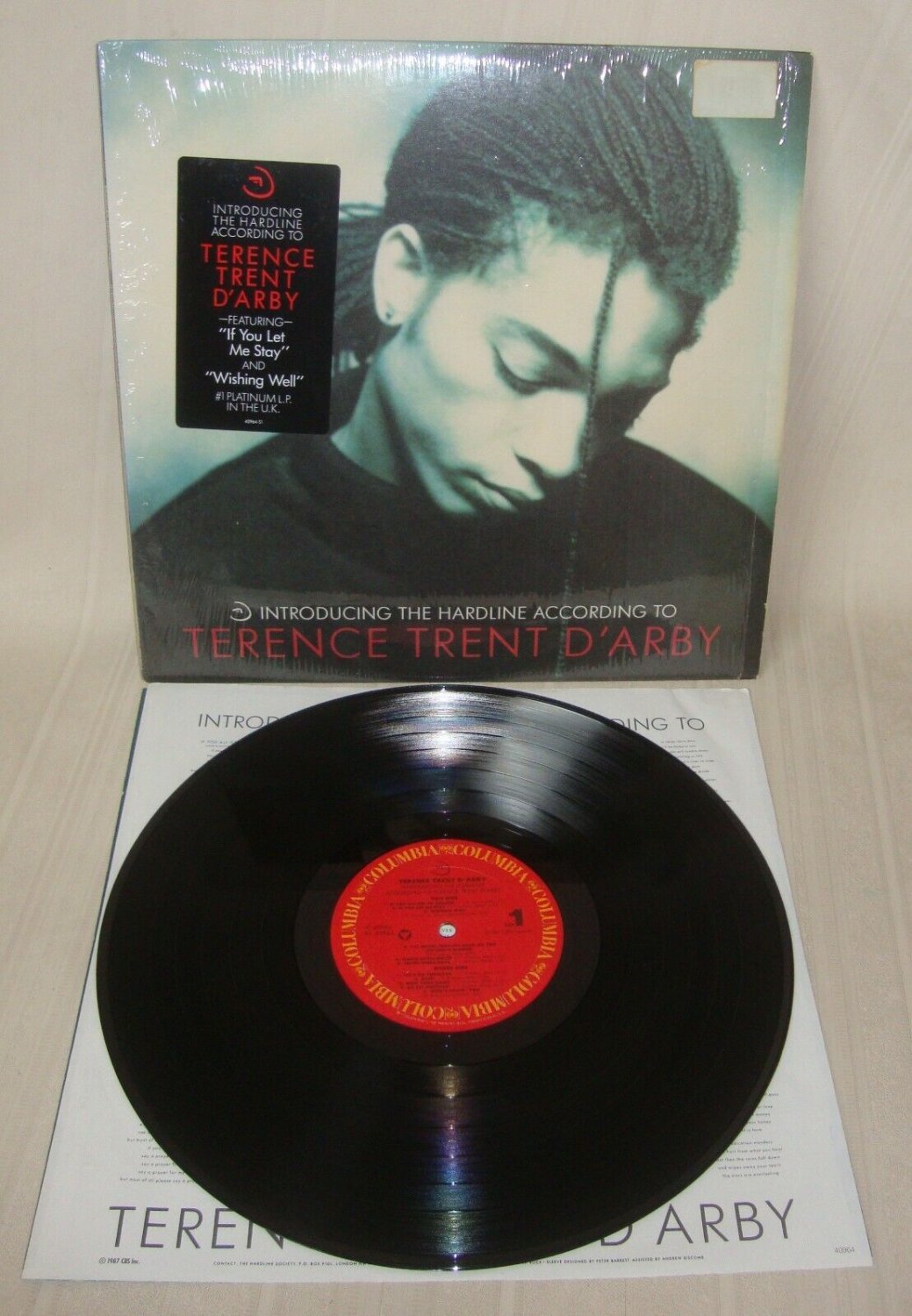Terence Trent D'Arby - Introducing The Hardline LP - VINYL