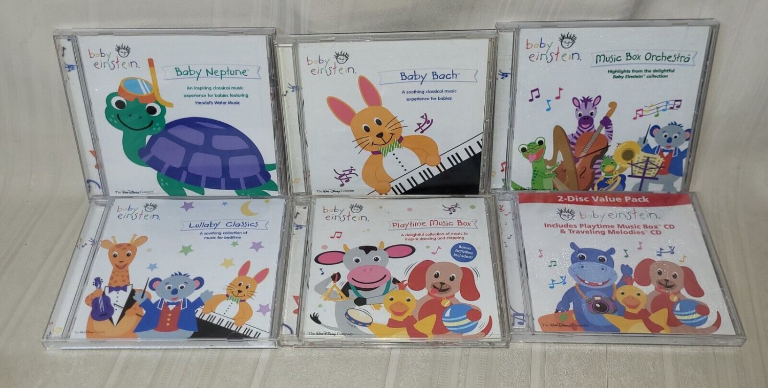 Baby Einstein Lullaby Classics,playtime music , music Box Orchestra LOT ...