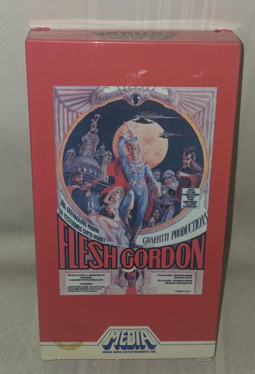 FLESH GORDON VHS MOVIE TAPE 1981 Vintage