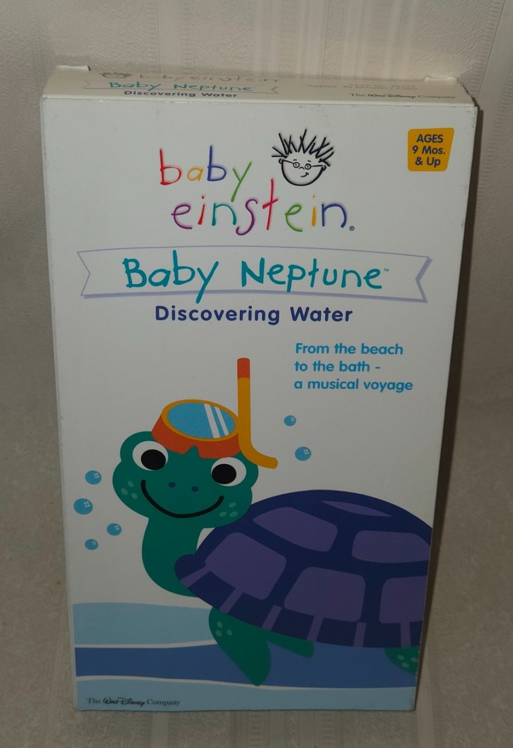 Baby Einstein BABY NEPTUNE Discovering Water VHS Tape Kids Educational
