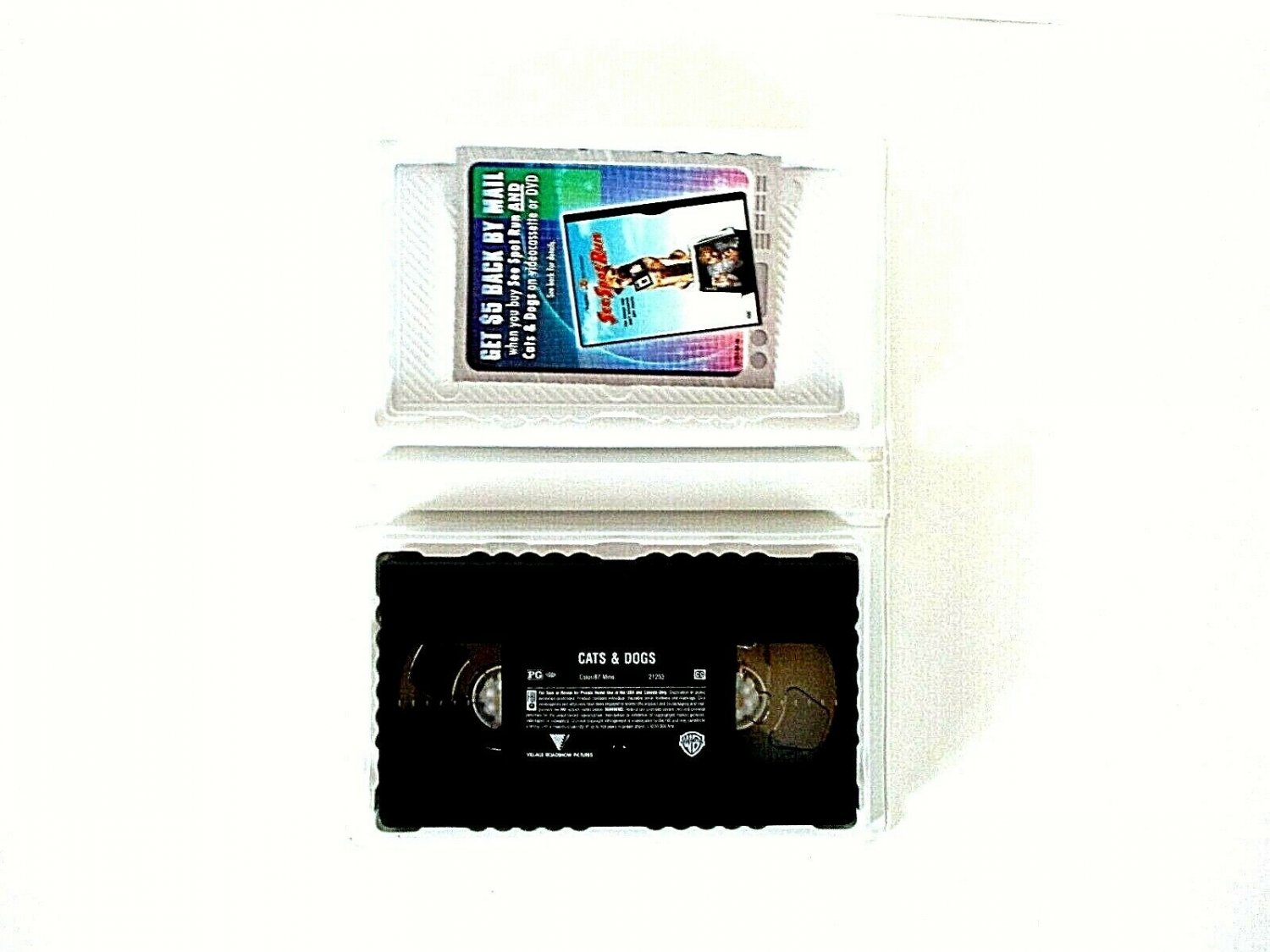 Cats & Dogs VHS Warner Bros. Family Entertainment (#vhp)