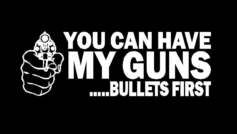 Have My Gun...Bullets First! Sticker,Decal, Graphic
