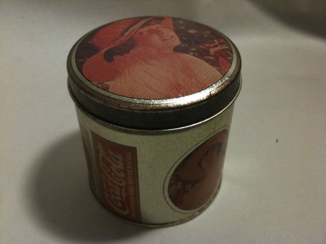 Coca-Cola/Coke ~ Fancy Round Tin