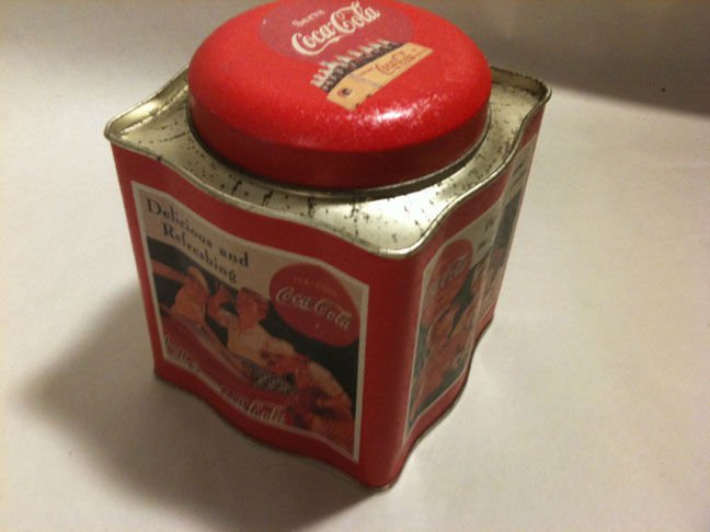 Coca-Cola/Coke ~ Fancy Dome Top Tin