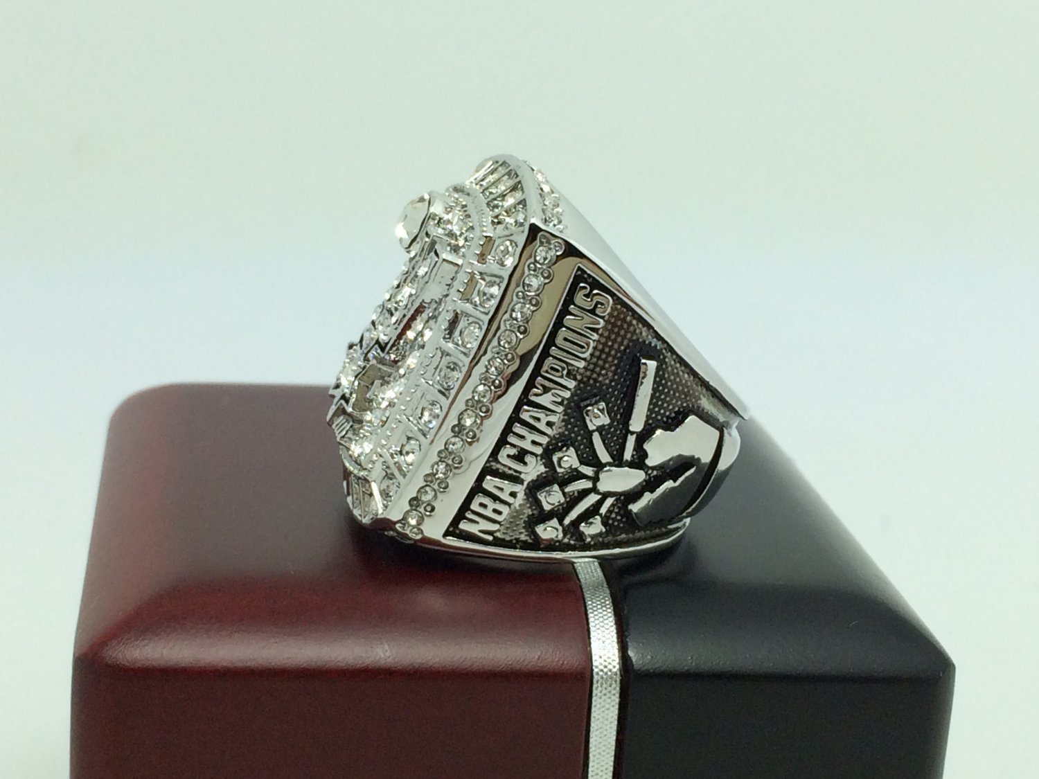 2014 San Antonio Spurs Basketball NBA Championship Ring Duncan name 10 ...