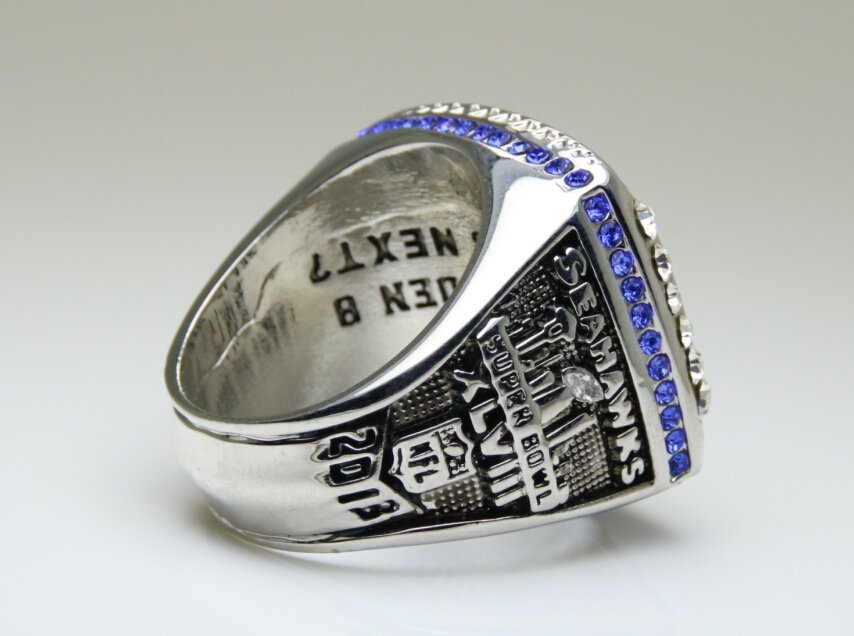 Sale 2013 Seattle Seahawks XLVIII super bowl Championship Ring 7-15 Size