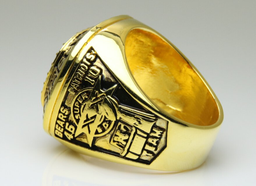 Promation sales 1985 Chicago Bears super bowl Championship Ring 11 Size