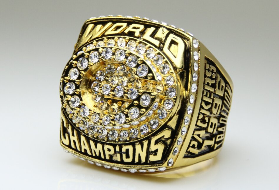 1996 Green bay packers super bowl Championship Ring 11 Size