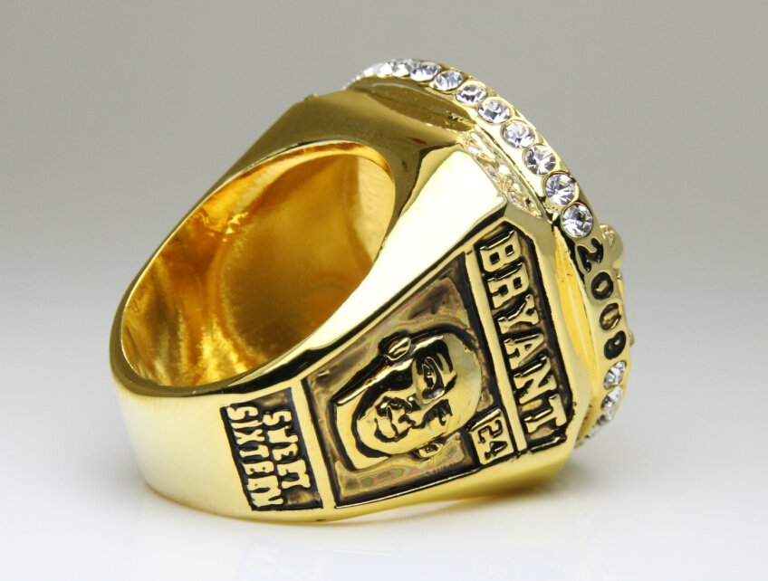 2010 Los Angeles Lakers Basketball NBA Championship Ring 10 Size