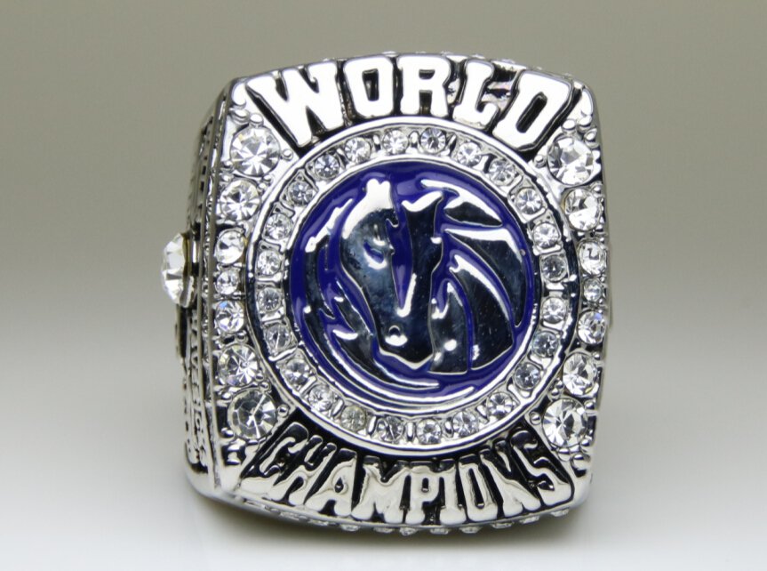 2011 Dallas Mavericks Basketball NBA Championship Ring 10 Size Nowitzki ...