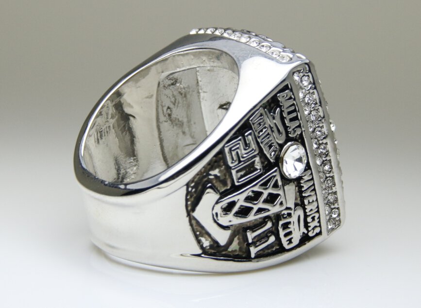 2011 Dallas Mavericks Basketball NBA Championship Ring 10 Size Nowitzki ...