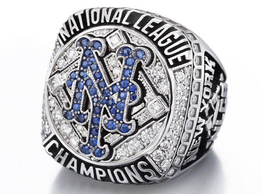 2015 New York Mets NLCS World Series Championship ring 8-14S for DAVID ...
