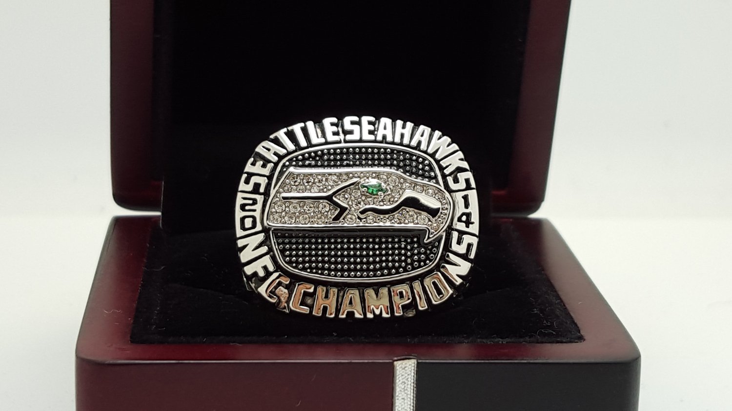 2014 Seattle Seahawks NFC super bowl Championship Ring 8-14 Size copper ...