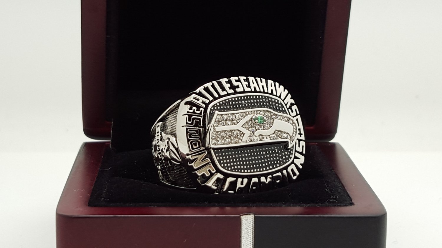 2014 Seattle Seahawks NFC super bowl Championship Ring 8-14 Size copper ...