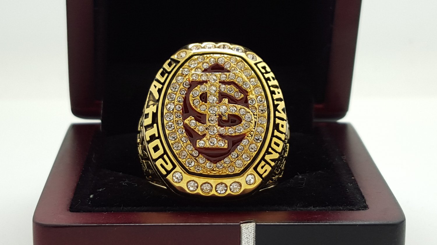 2014 FLORIDA STATE FSU SEMINOLES ACC NATIONAL CHAMPIONSHIP RING 8-14S