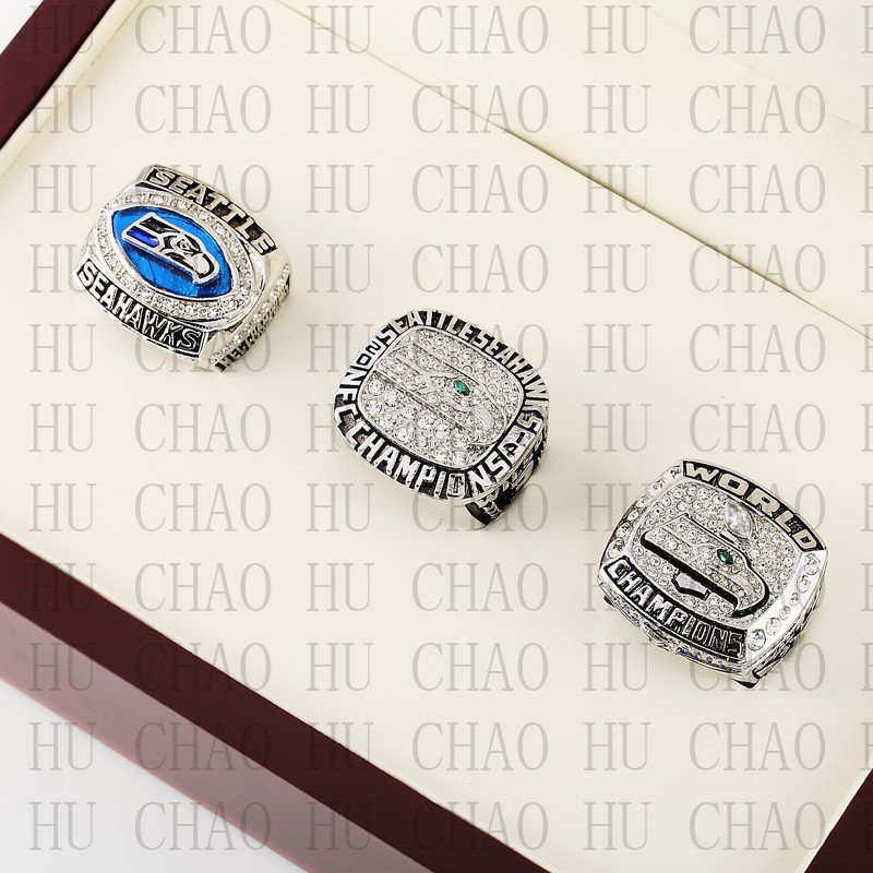 Team Logo wooden case One Set 3 PCS 2005 2013 2014 Seattle Seahawks ...